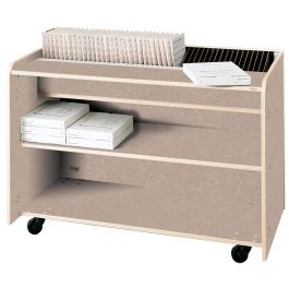 Music Sorting Rack,Evening Tigris,Composite Wood,No Door
